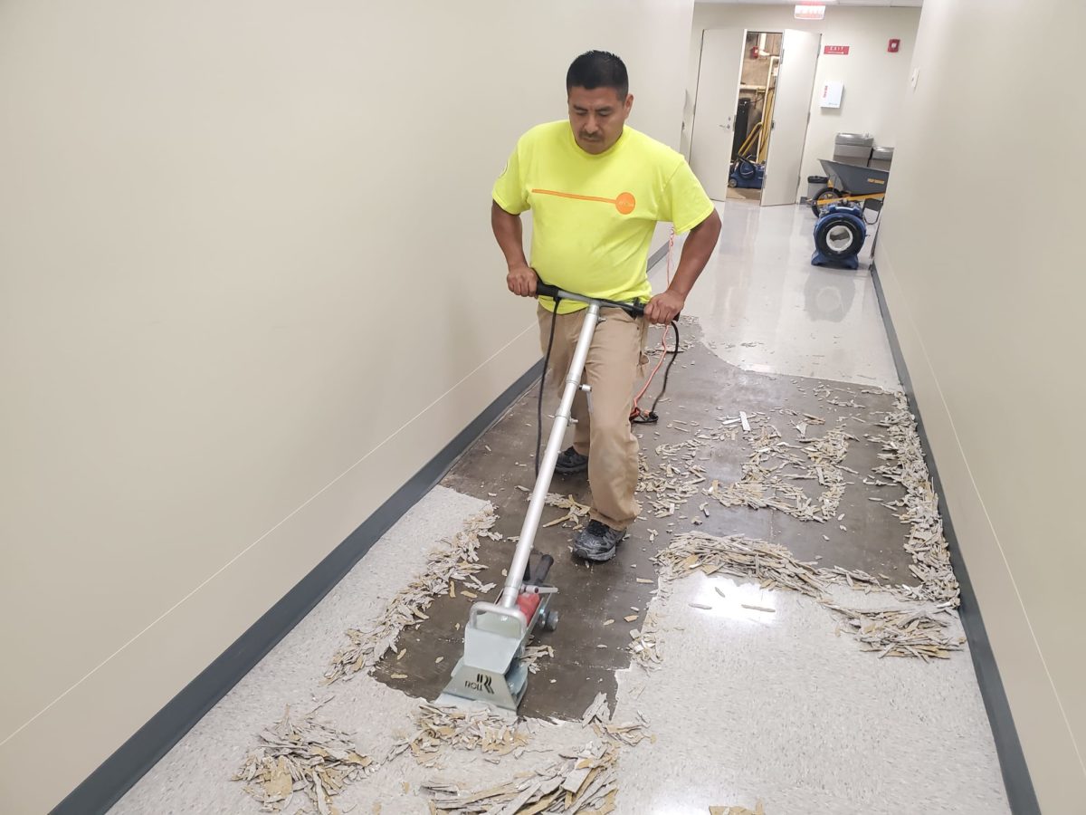 Project Spotlight: Solid Color Double Broadcast Epoxy Floor with a ...