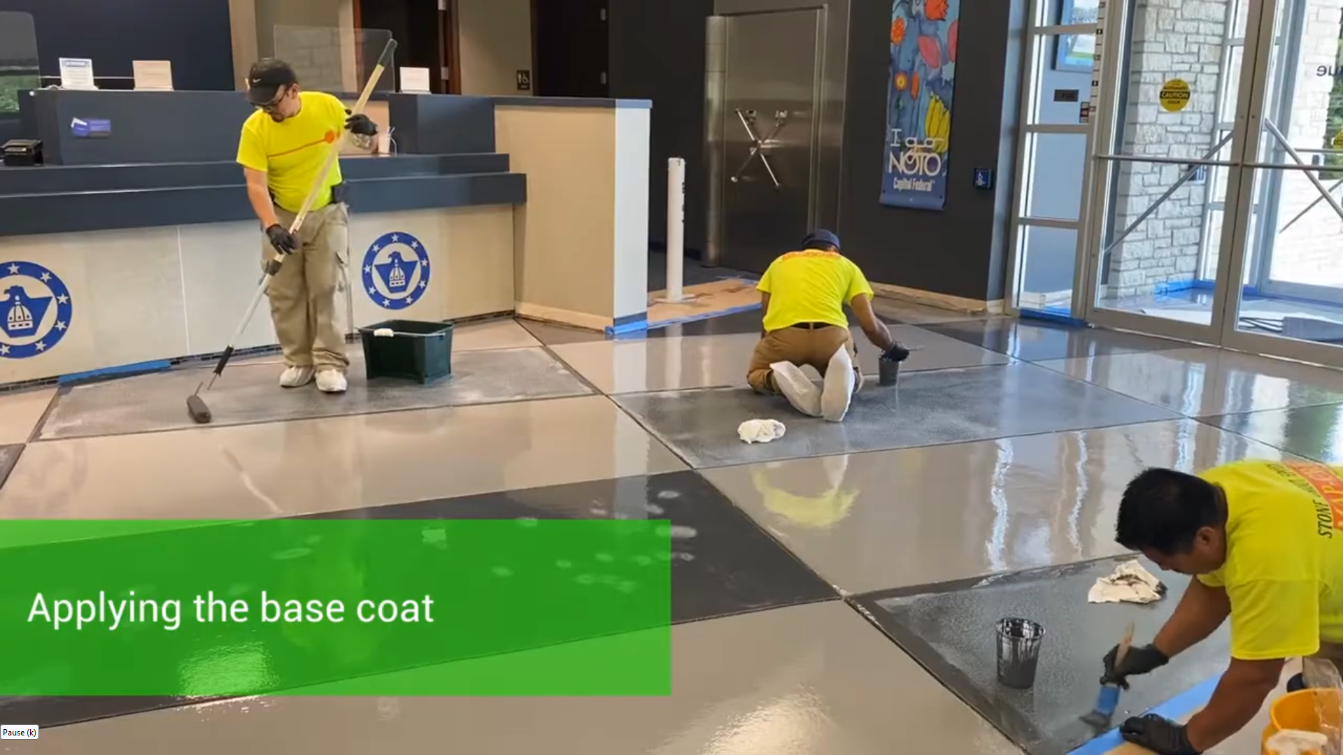 Project Spotlight: Bank Lobby Floor Transformation - Advanced 360 Total ...